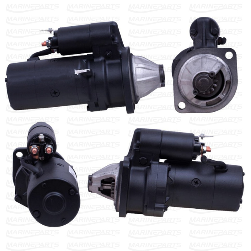 Startmotor för Yanmar 4LH, 4LHA dieselmotorer, Marineparts Sverige