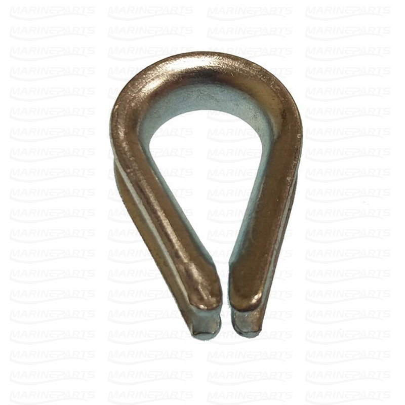 PACK OF 2 - THIMBLES ELECTRIC. GALV. STEEL 6mm, marineparts.eu