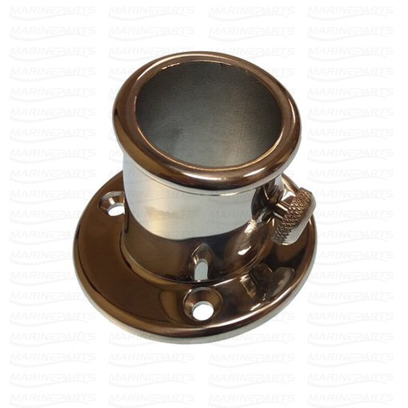 FLAG POLE SOCKET ANGLE 32 mm., Marineparts.no
