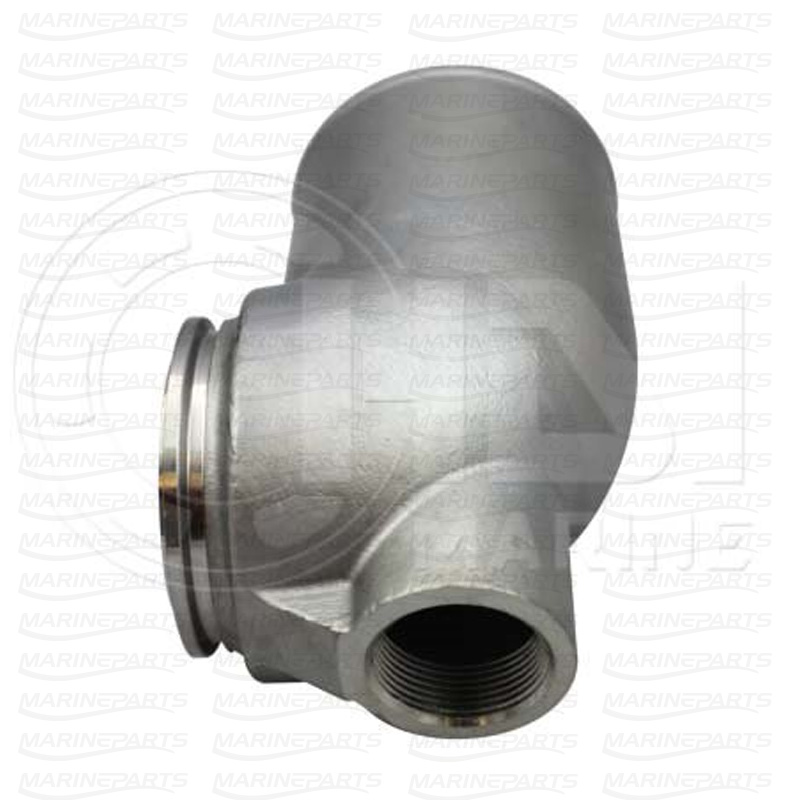 Mixing Elbow in Stainless Steel for Yanmar 4LH, 4LV, 6LP, 8LV diesel engines HDI Marine Premium ...